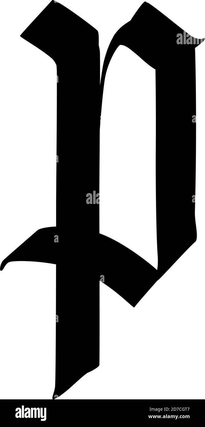 Gothic Calligraphy P