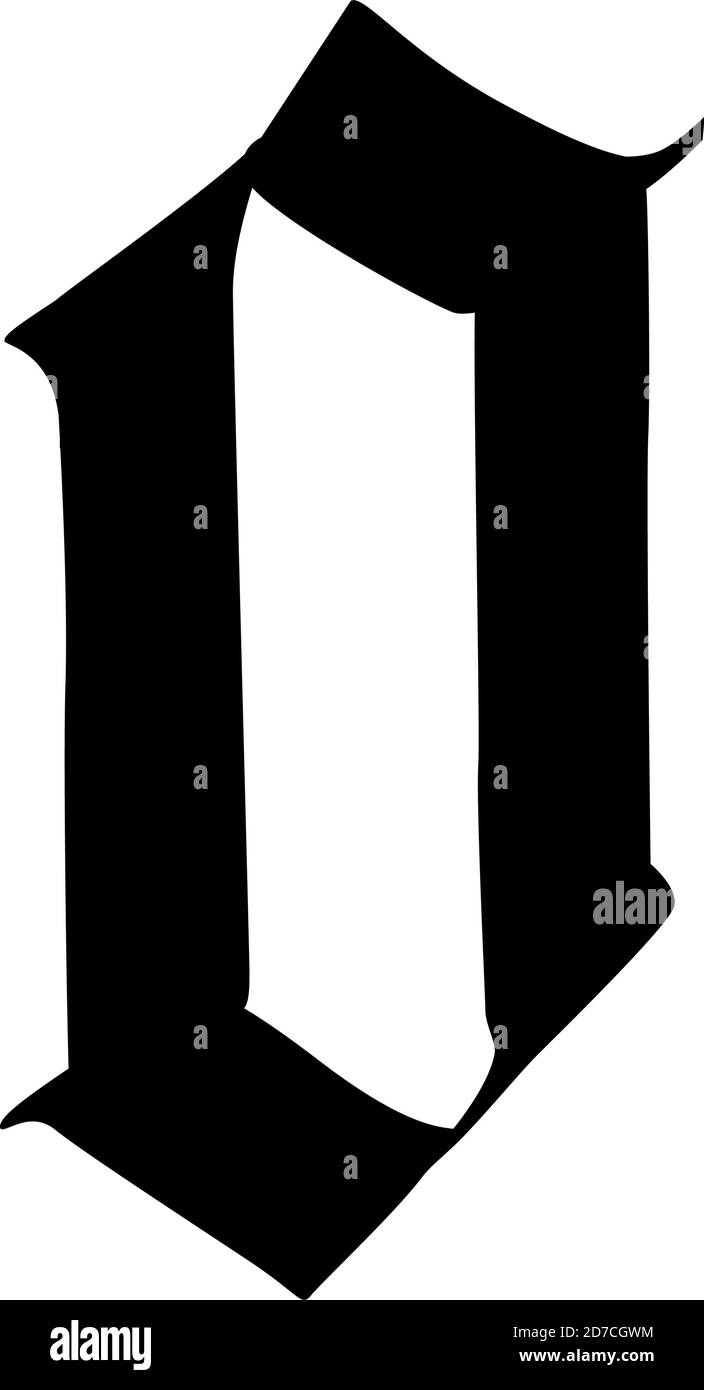 Calligraphy Letter O