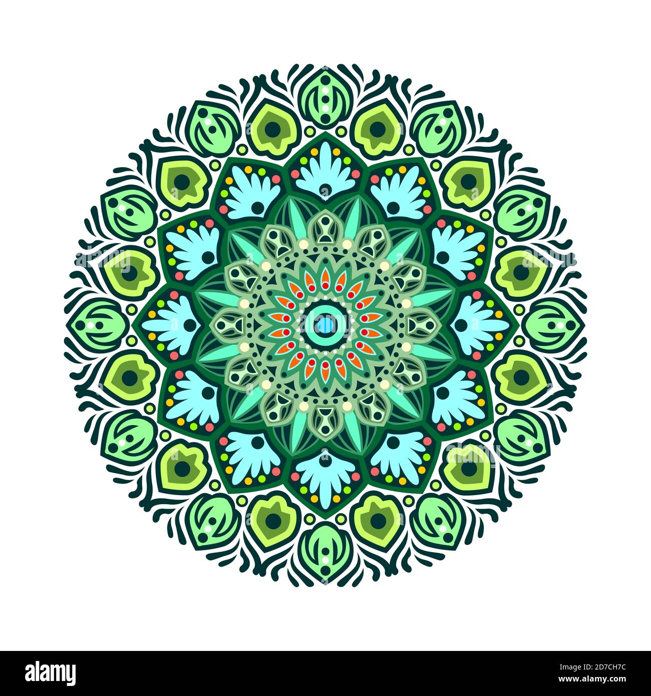 This is a work of mandala art made in as much detail as possible and ...