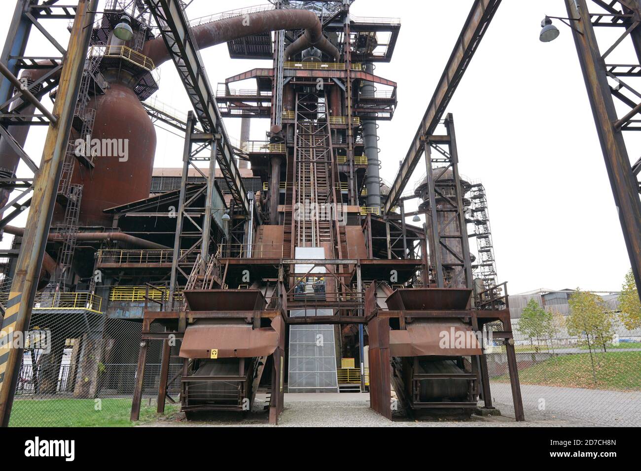 Bold Tower under a cloudy sky at daytime in Ostrava, the Czech Republic ...