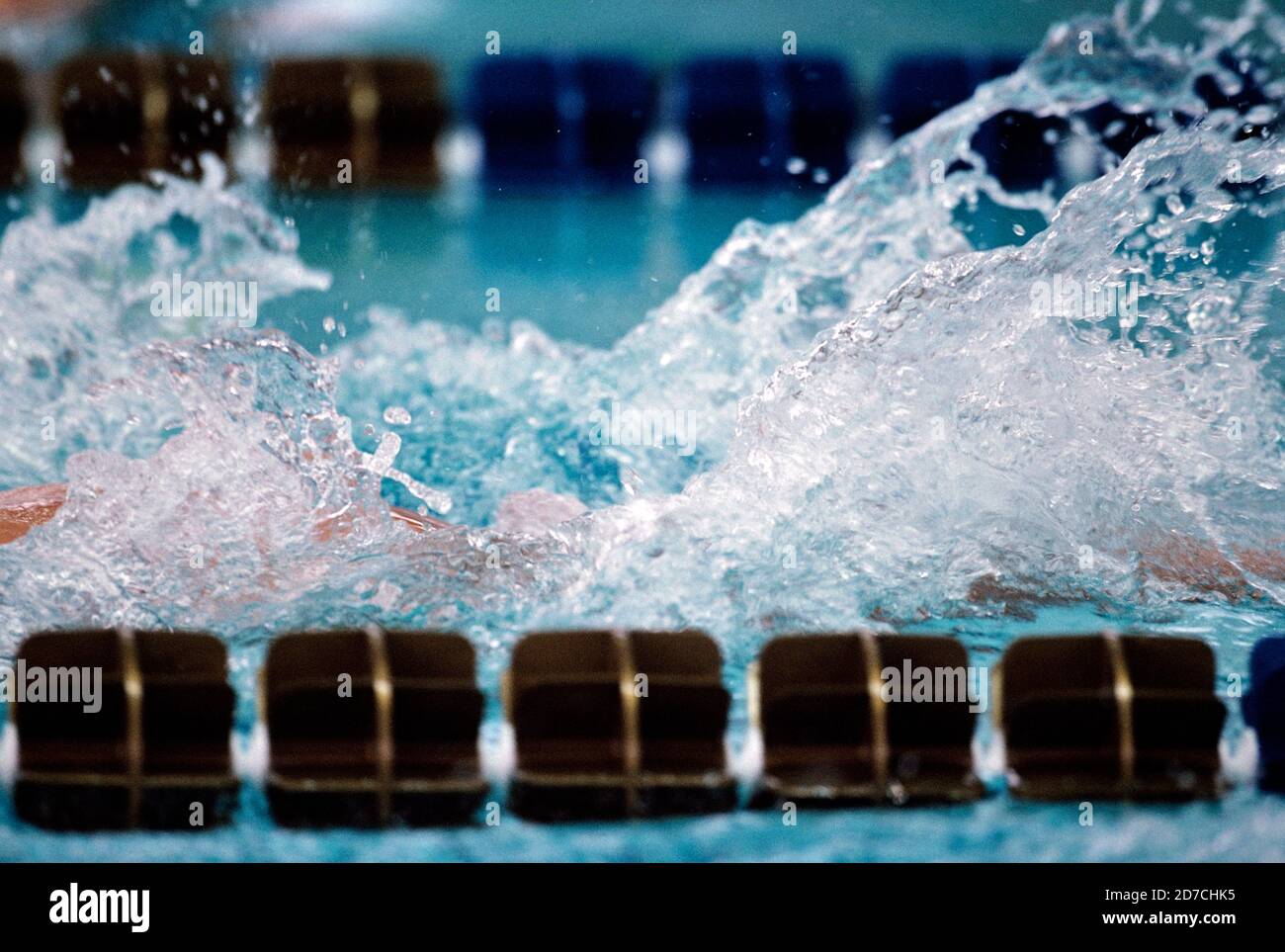 General view during the Atlanta 1996 Olympic Games Swimming at Georgia ...