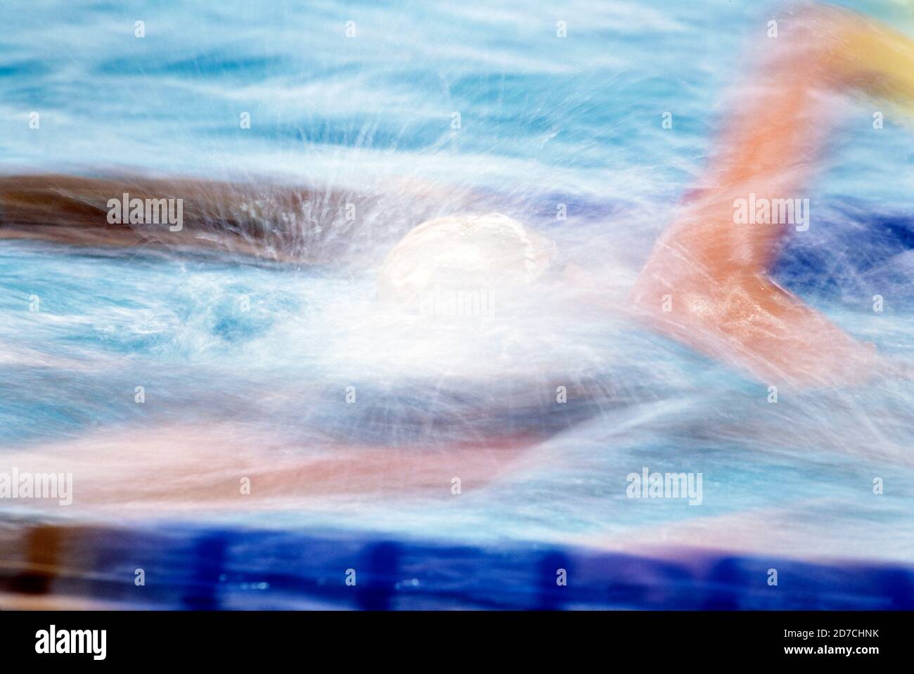 General view during the Atlanta 1996 Olympic Games Swimming at Georgia ...