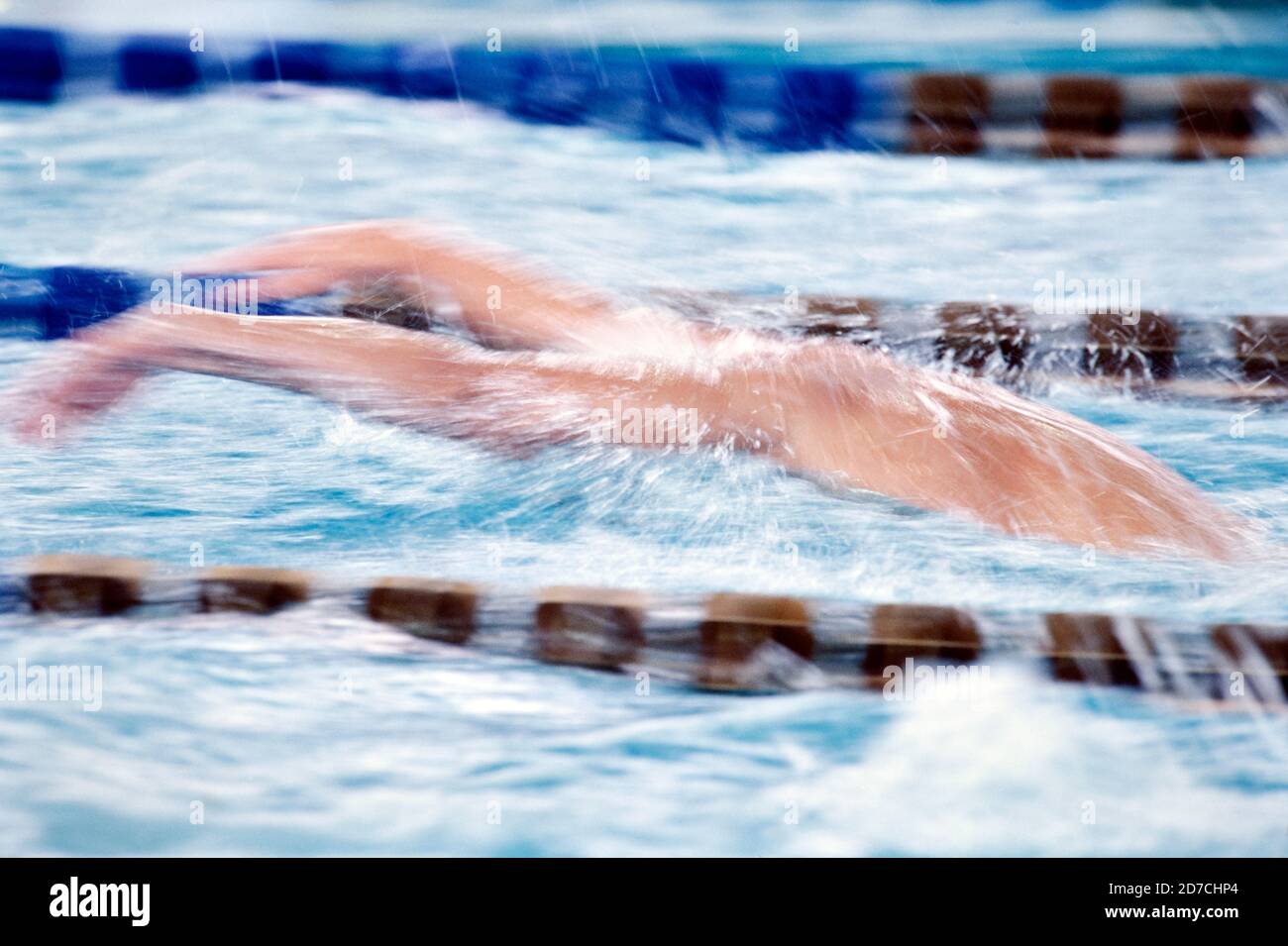 General view during the Atlanta 1996 Olympic Games Swimming at Georgia ...