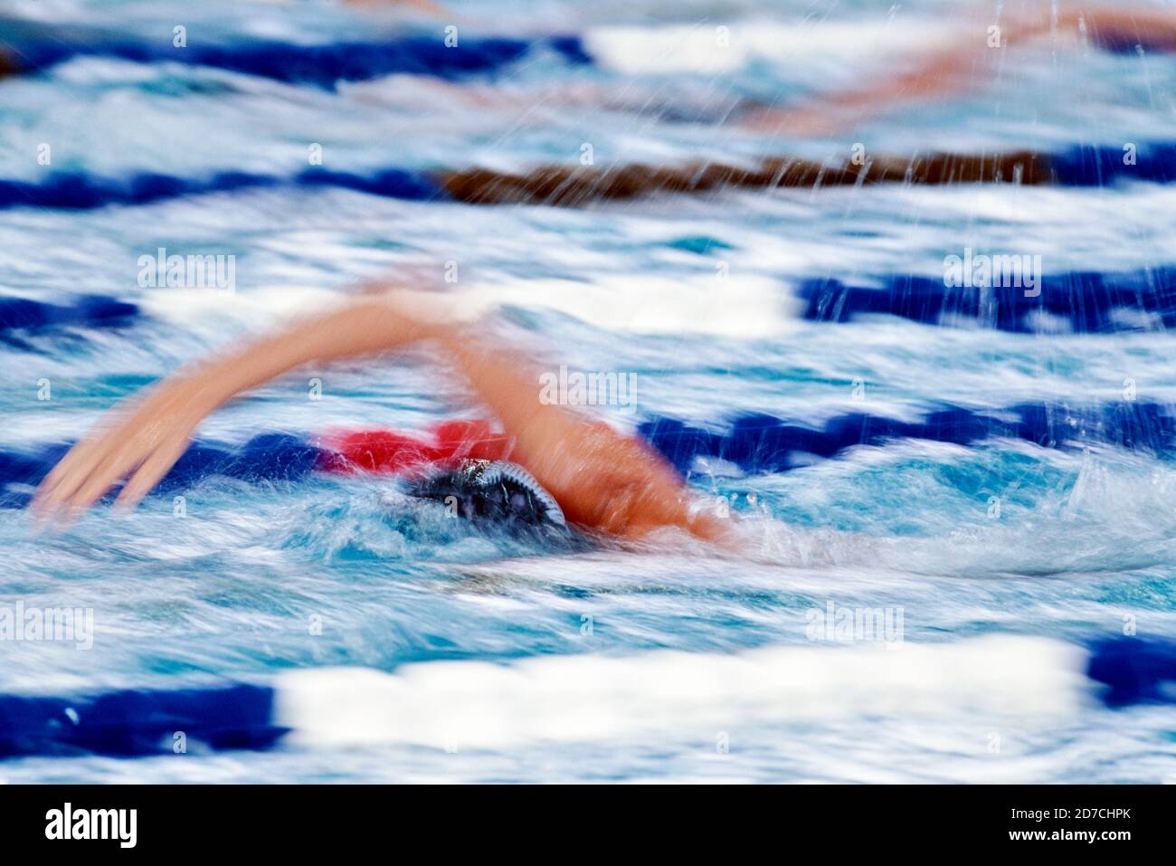 General view during the Atlanta 1996 Olympic Games Swimming at Georgia ...