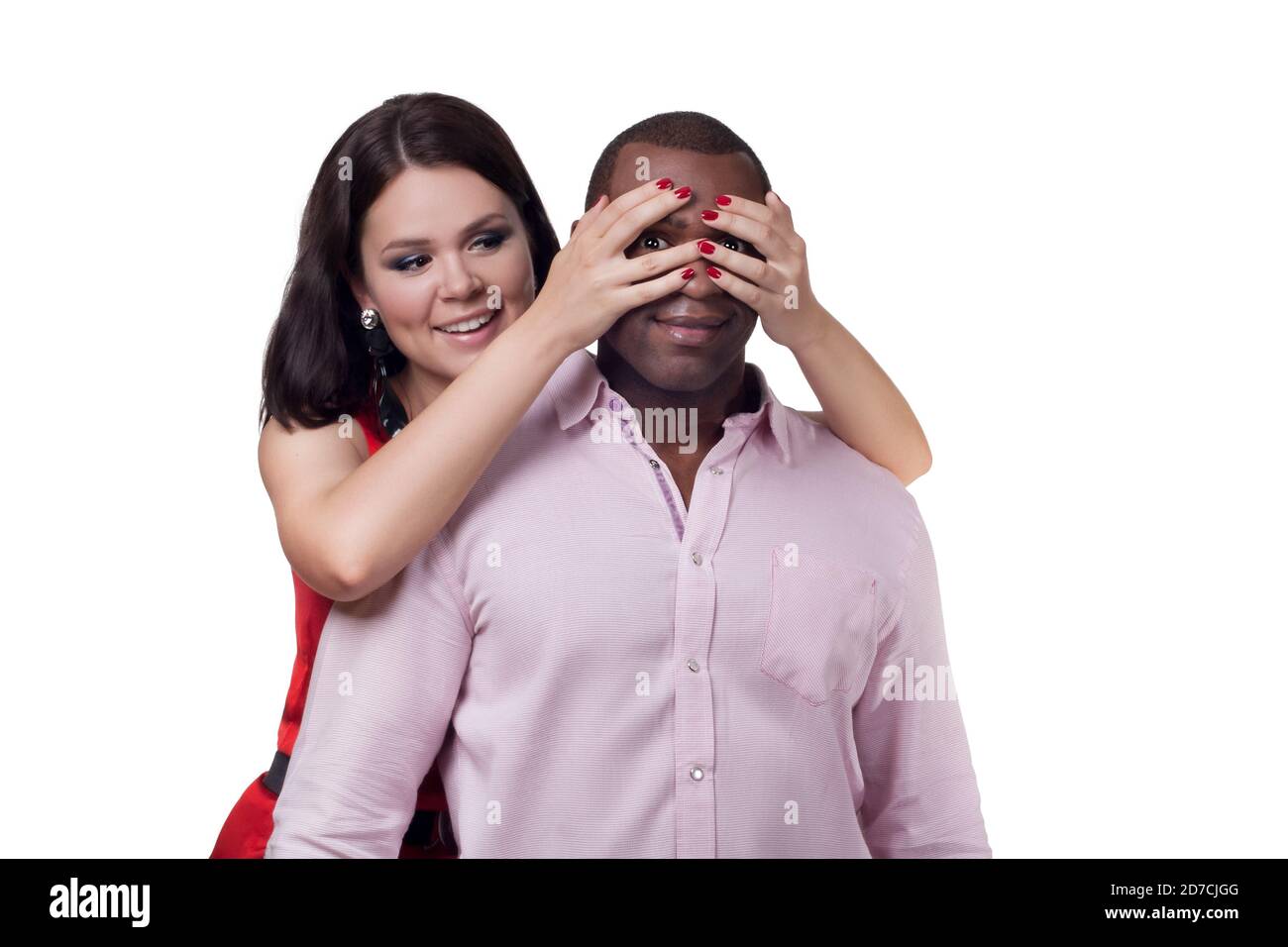 Multiracial couple in love. mixed race family. Interracial couple ...