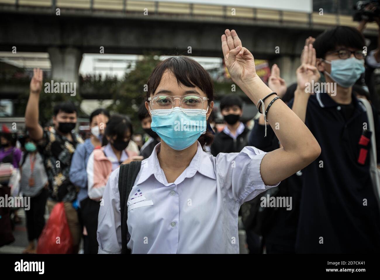 School uniform protest hi-res stock photography and images - Alamy