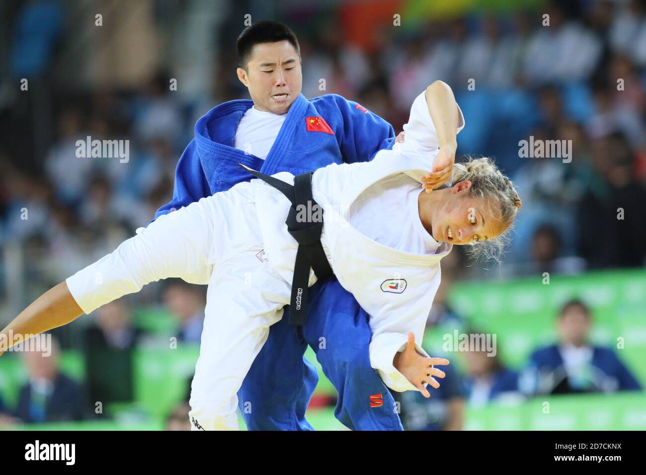 (U to D) Yingnan Ma (CHN), Odette Giuffrida (ITA), AUGUST 7, 2016 ...