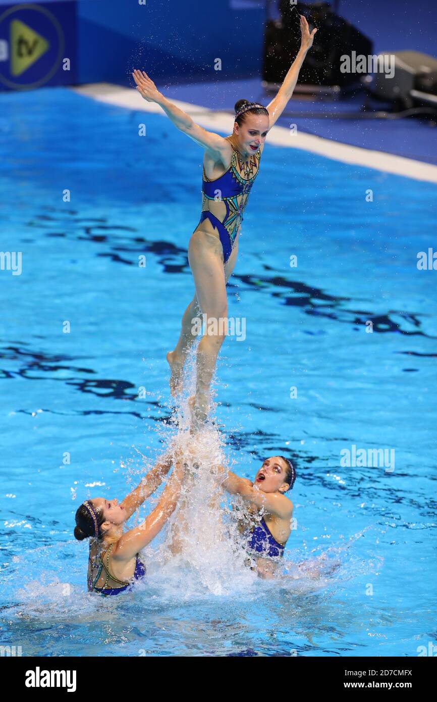 Gwangju, South Korea. 20th July, 2019. Russia team group (RUS) Artistic ...