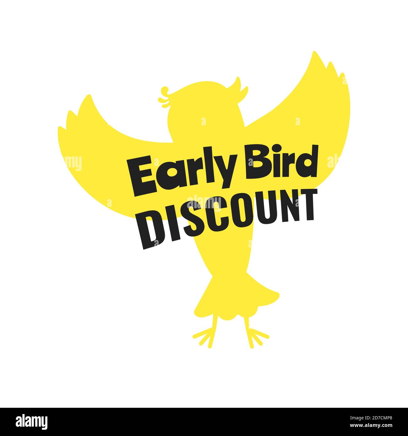 Early bird special offer discount sale event banner flat style design ...