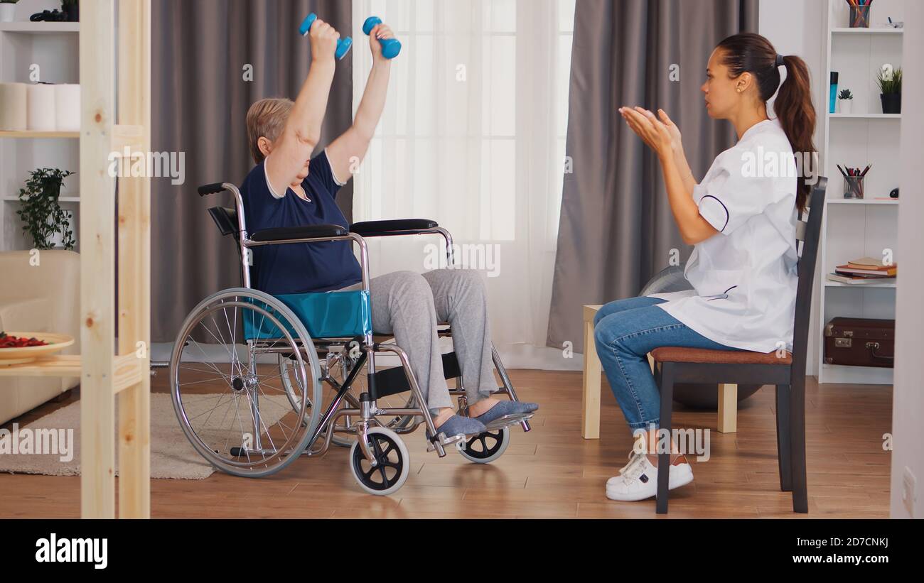 Lady in wheelchair hi-res stock photography and images - Alamy