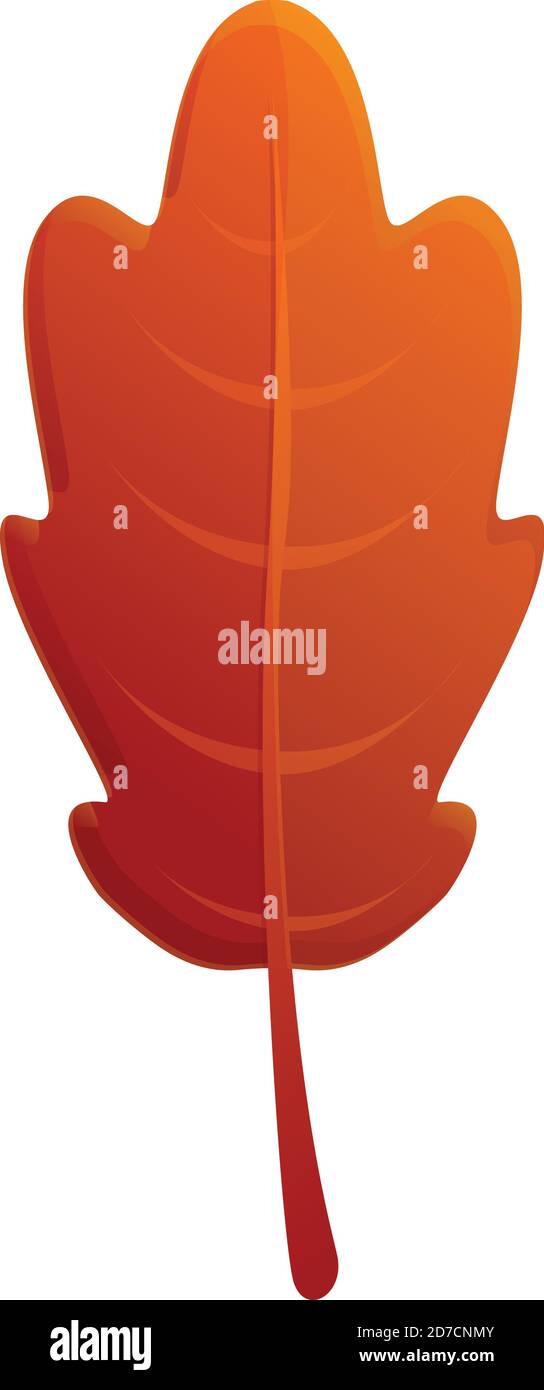 October autumn leaf icon. Cartoon of october autumn leaf vector icon ...