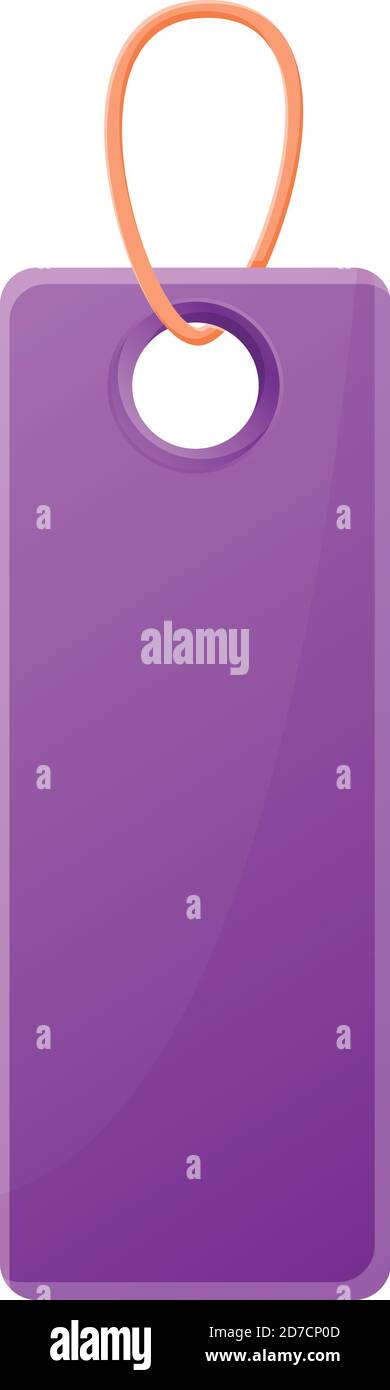 Cloth label stitch icon. Cartoon of cloth label stitch vector icon for ...