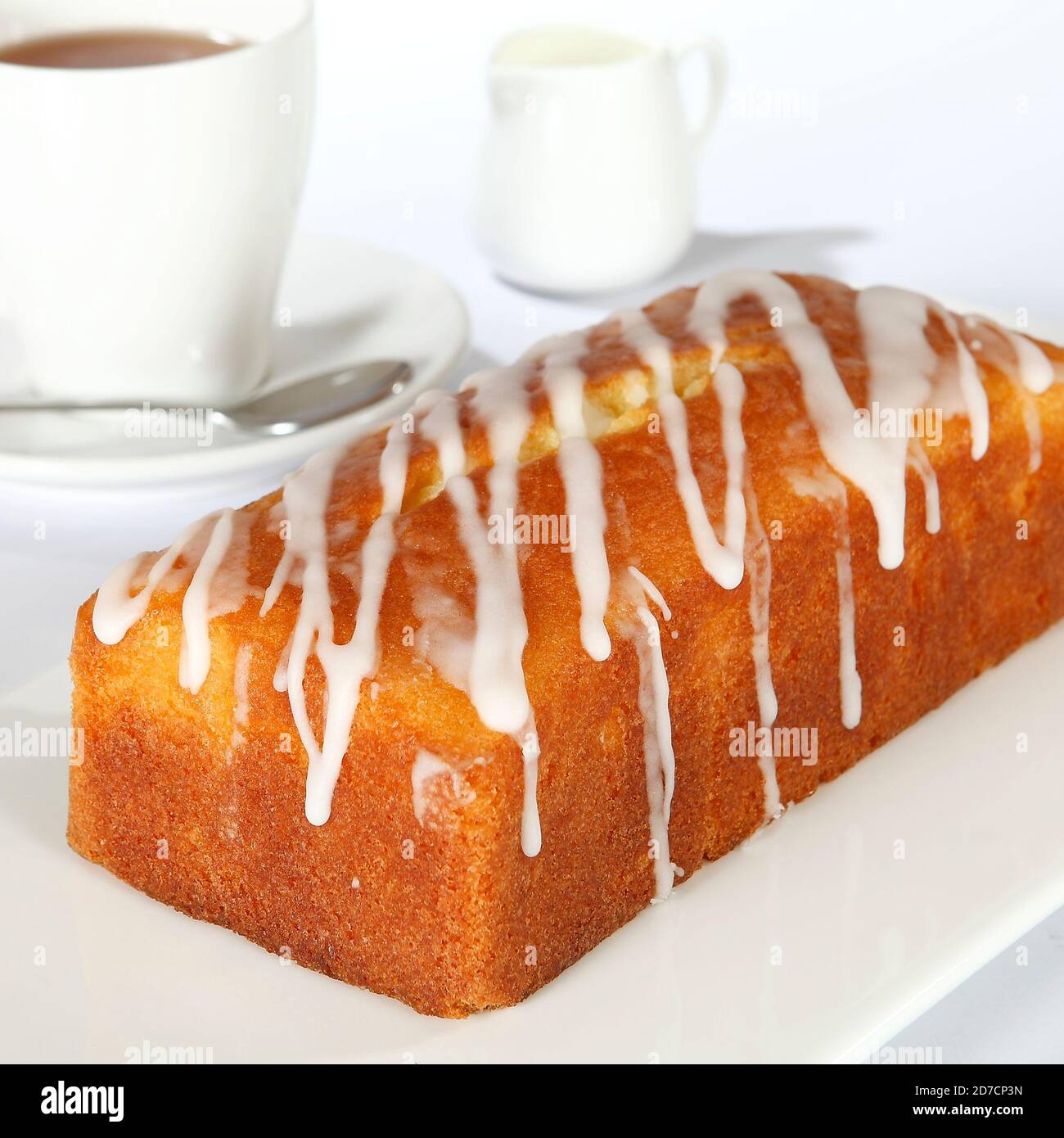 Vanilla Butter Loaf Cake Stock Photo - Alamy