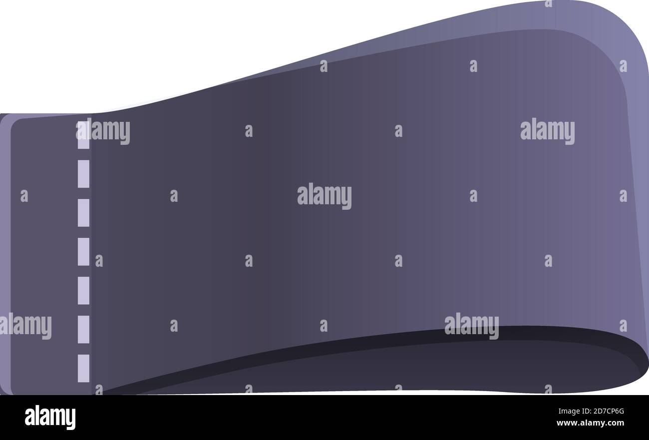 Fabric cloth label icon. Cartoon of fabric cloth label vector icon for ...