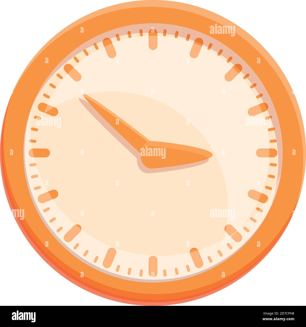 Cozy home wall clock icon. Cartoon of cozy home wall clock vector icon ...
