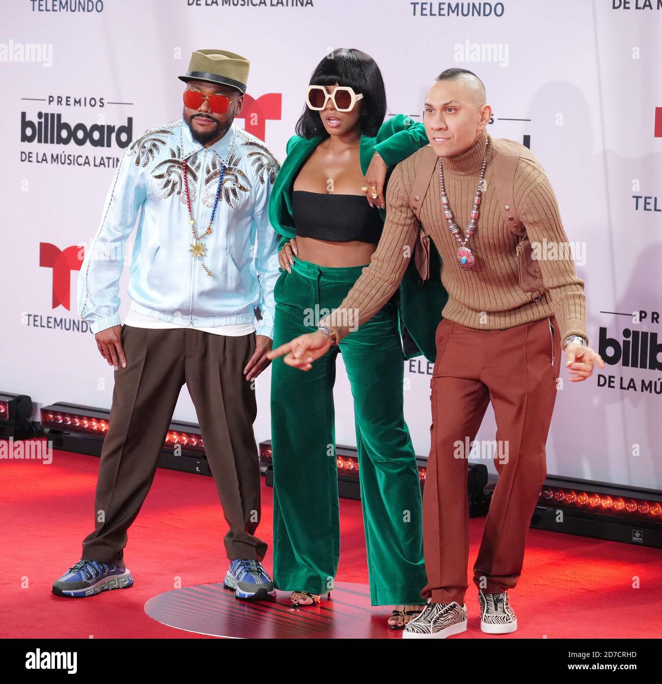 Sunrise, United States. 22nd Oct, 2020. apl.de.ap, J. Rey Soul, and ...
