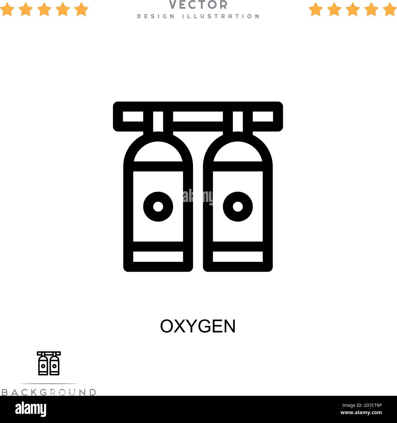 Oxygen icon. Simple element from digital disruption collection. Line ...