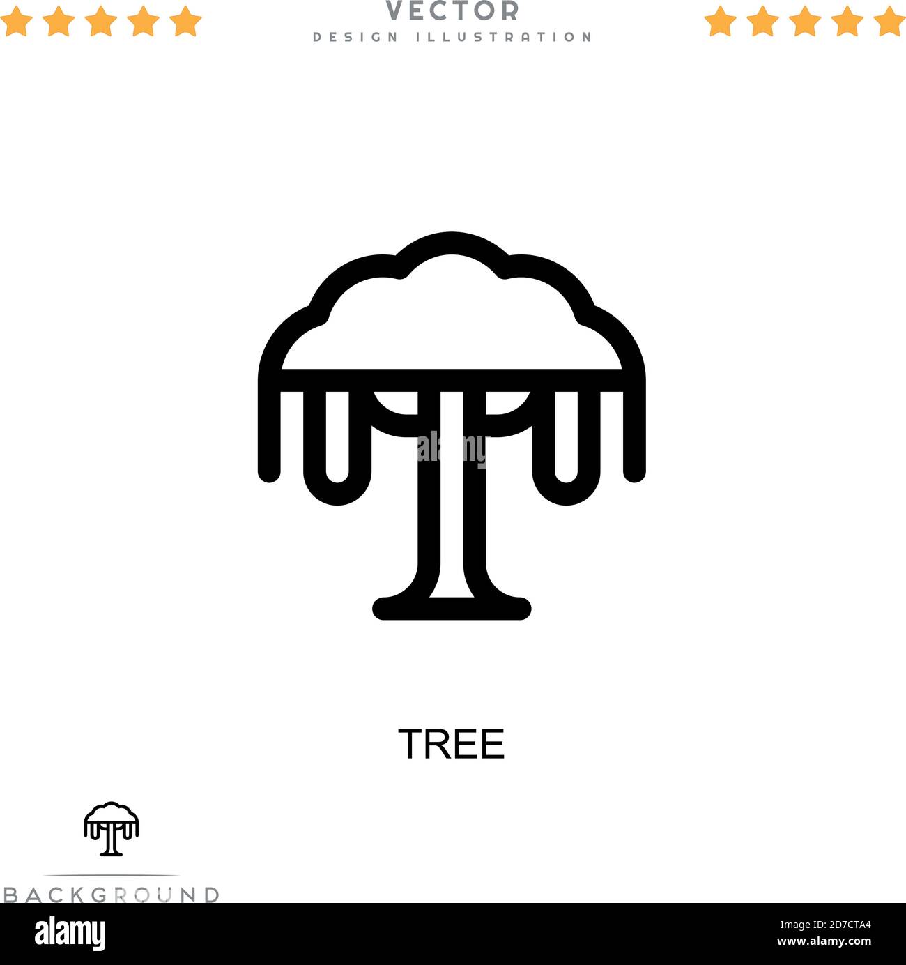 Tree Icon. Simple Element From Digital Disruption Collection. Line Tree 