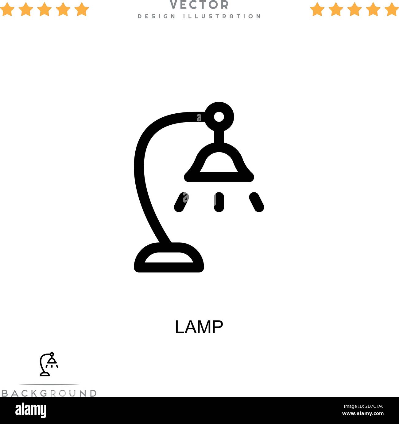 Lamp icon. Simple element from digital disruption collection. Line Lamp ...