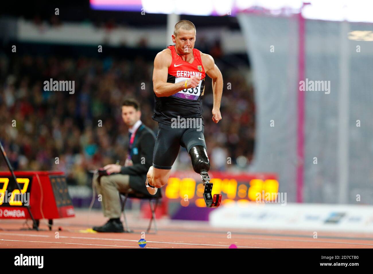London, UK. 31st Aug, 2012. Wojtek Czyz (GER) Athletics : Men's Long ...