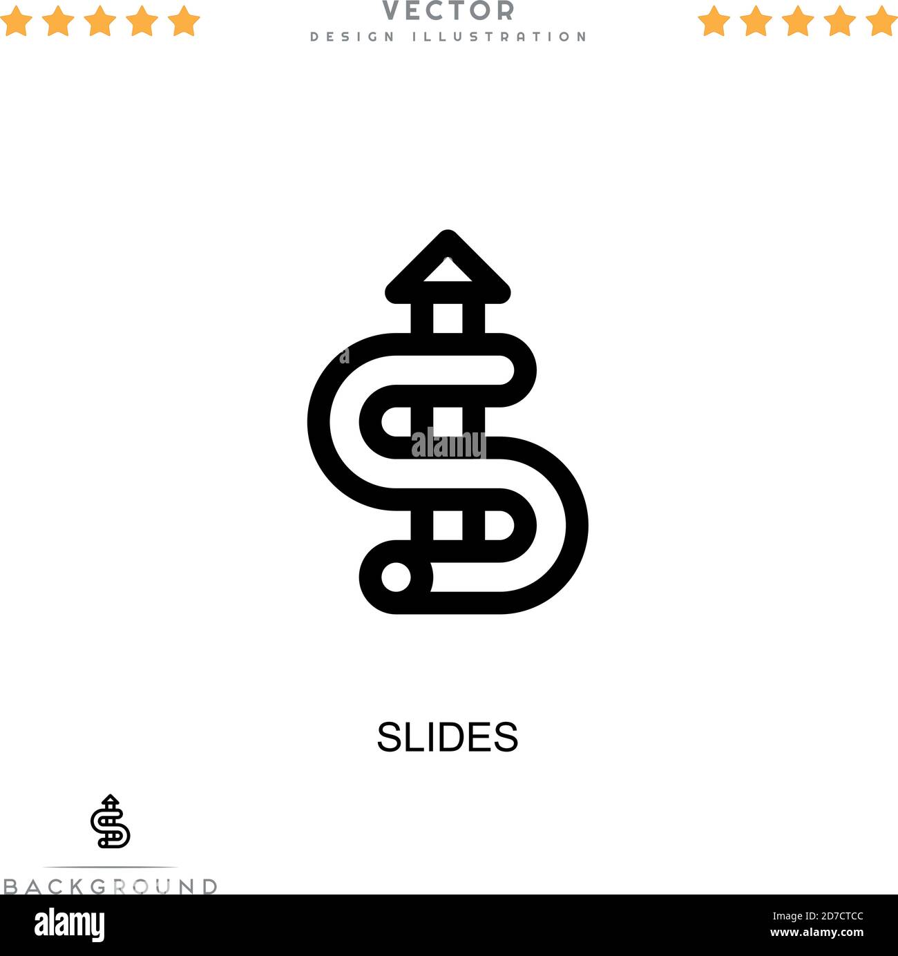 Slides icon. Simple element from digital disruption collection. Line ...