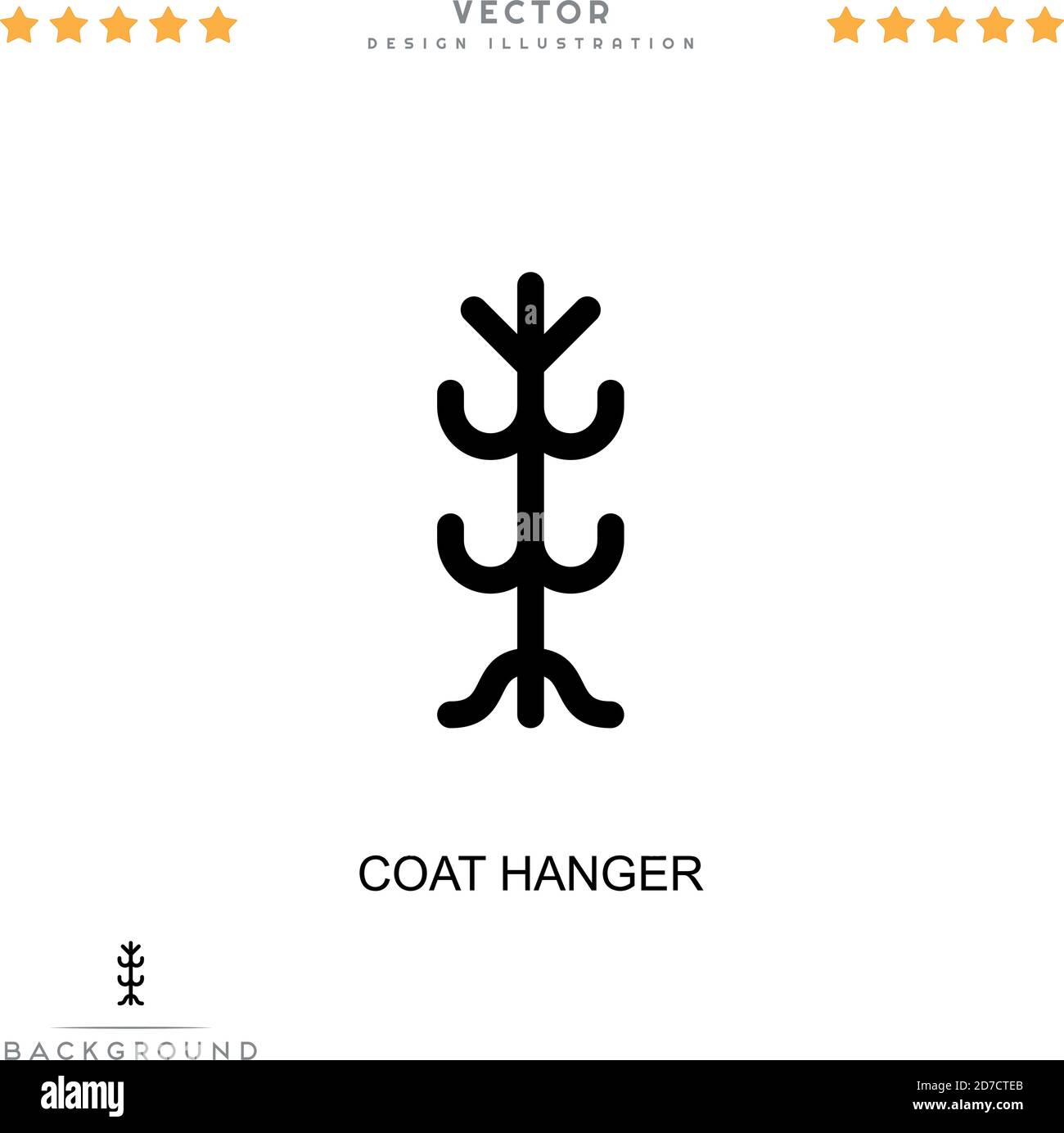 Coat hanger icon. Simple element from digital disruption collection ...