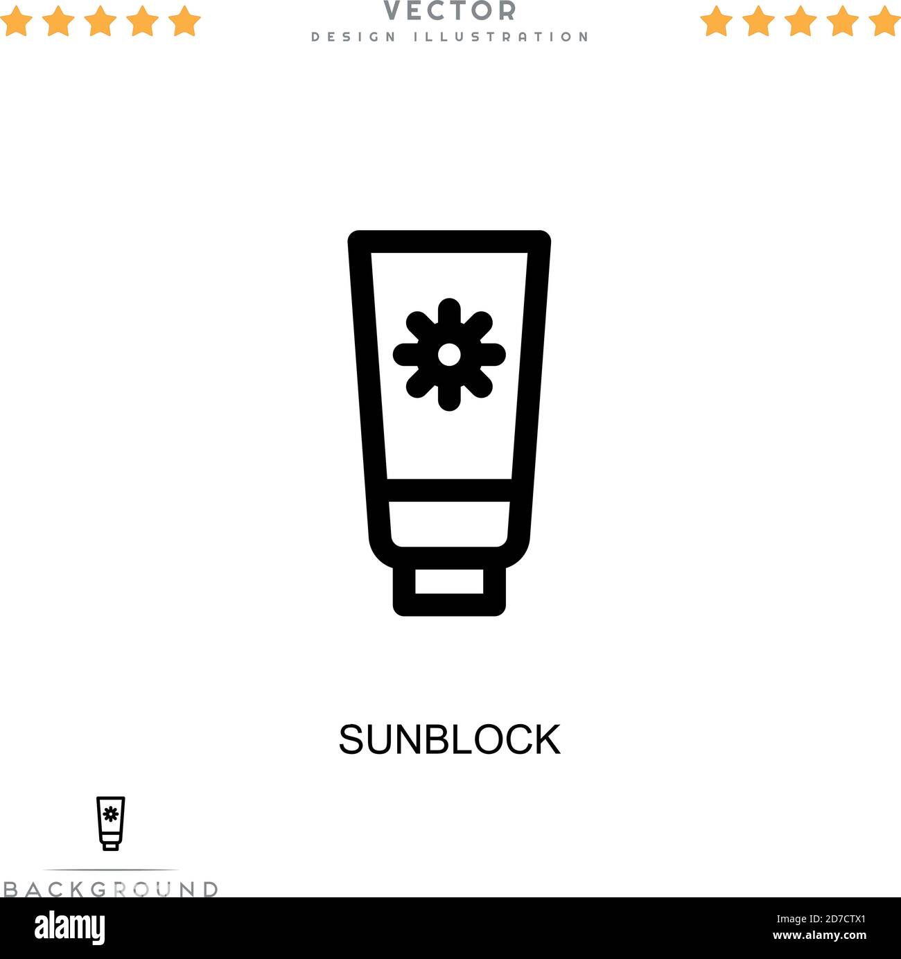 Sunblock icon. Simple element from digital disruption collection. Line ...