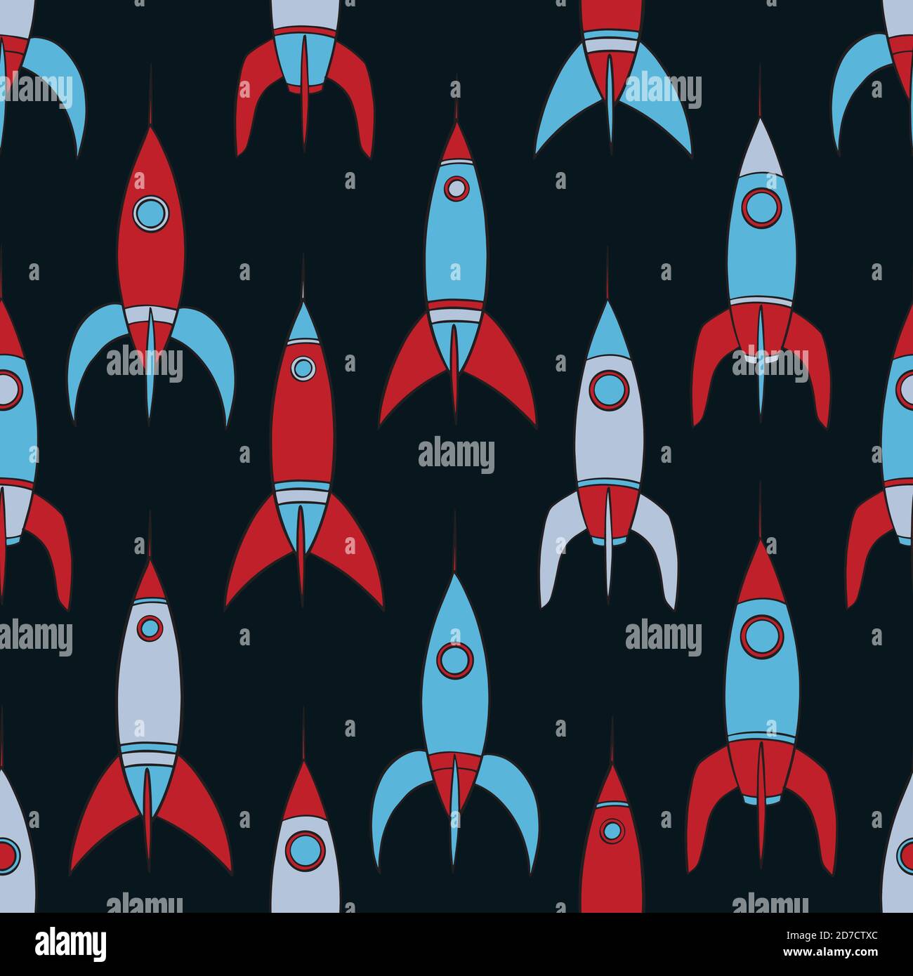Vector doodle rocket launch icon hi-res stock photography and images ...