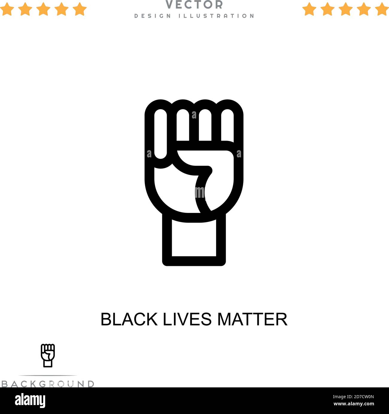 Black lives matter icon. Simple element from digital disruption ...