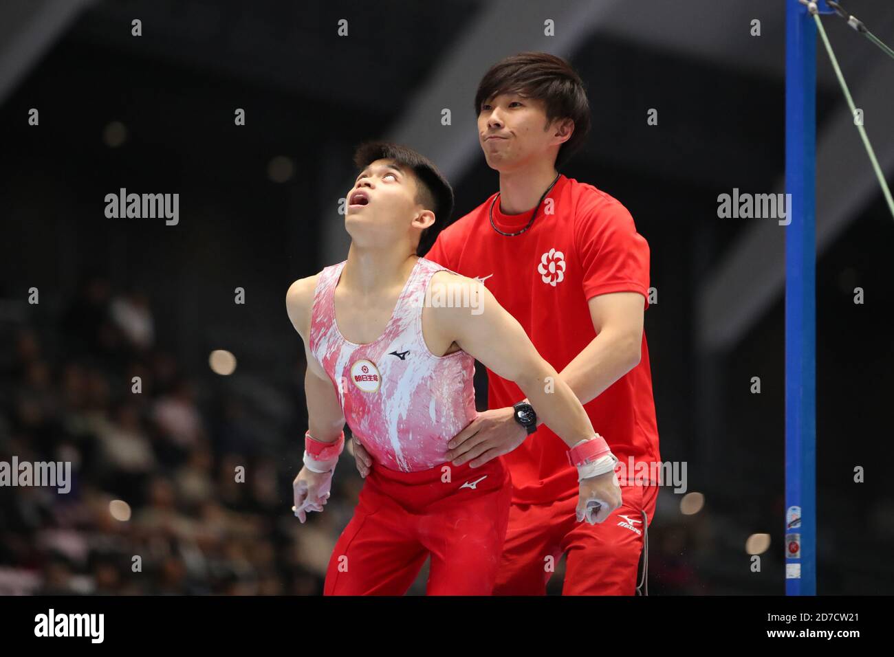Takasaki Arena, Gunma, Japan. 10th Nov, 2019. (L to R) Carlos Yulo ...