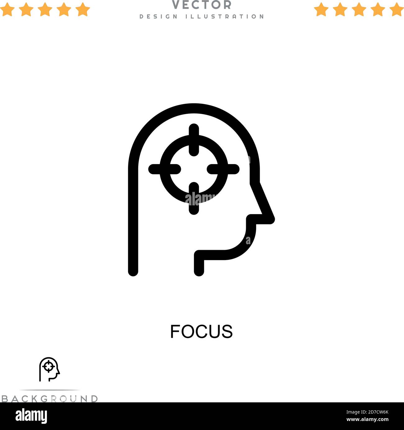 Focus icon. Simple element from digital disruption collection. Line ...