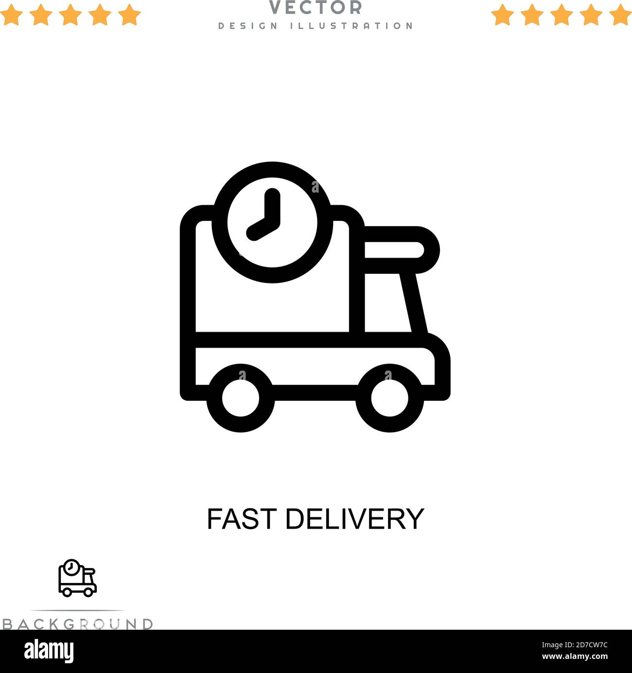 Fast delivery icon. Simple element from digital disruption collection ...