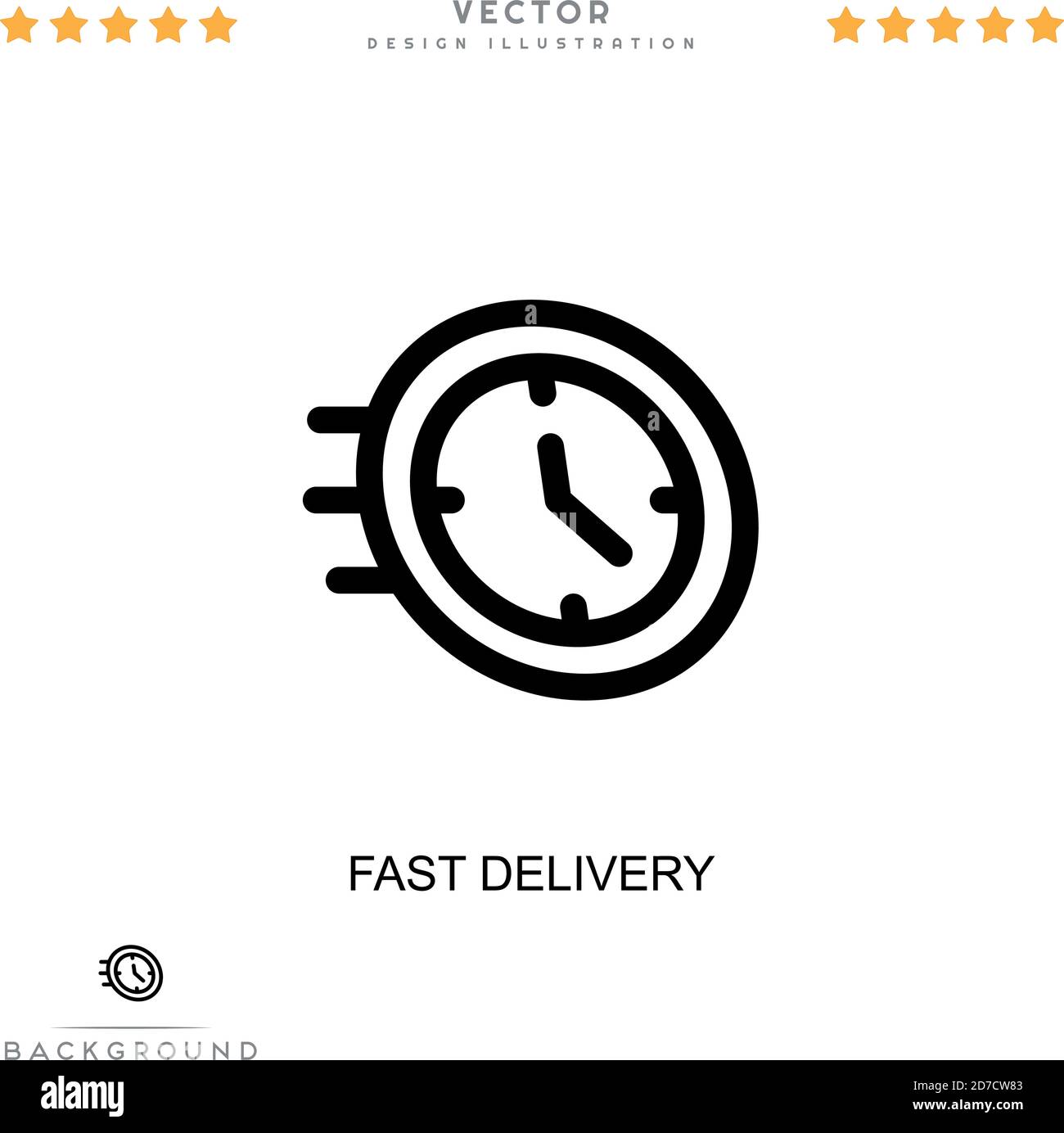 Fast delivery icon. Simple element from digital disruption collection ...