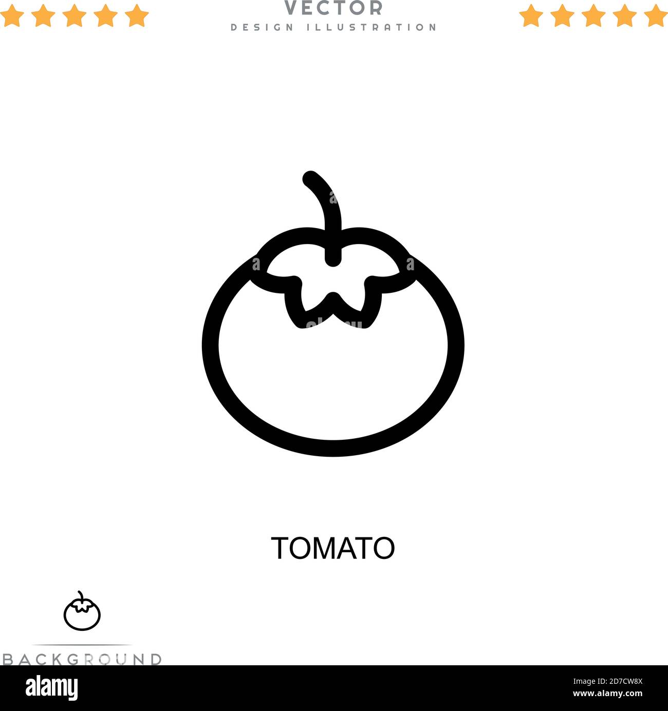 Tomato icon. Simple element from digital disruption collection. Line ...