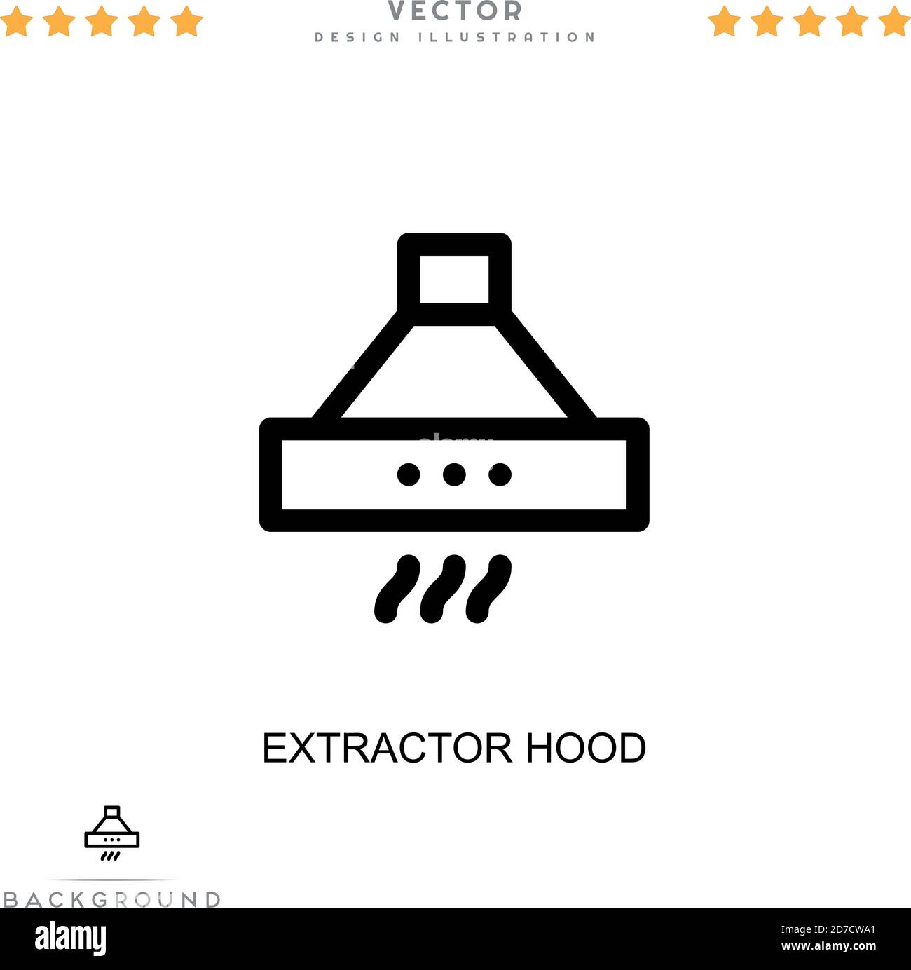 Extractor hood icon. Simple element from digital disruption collection ...