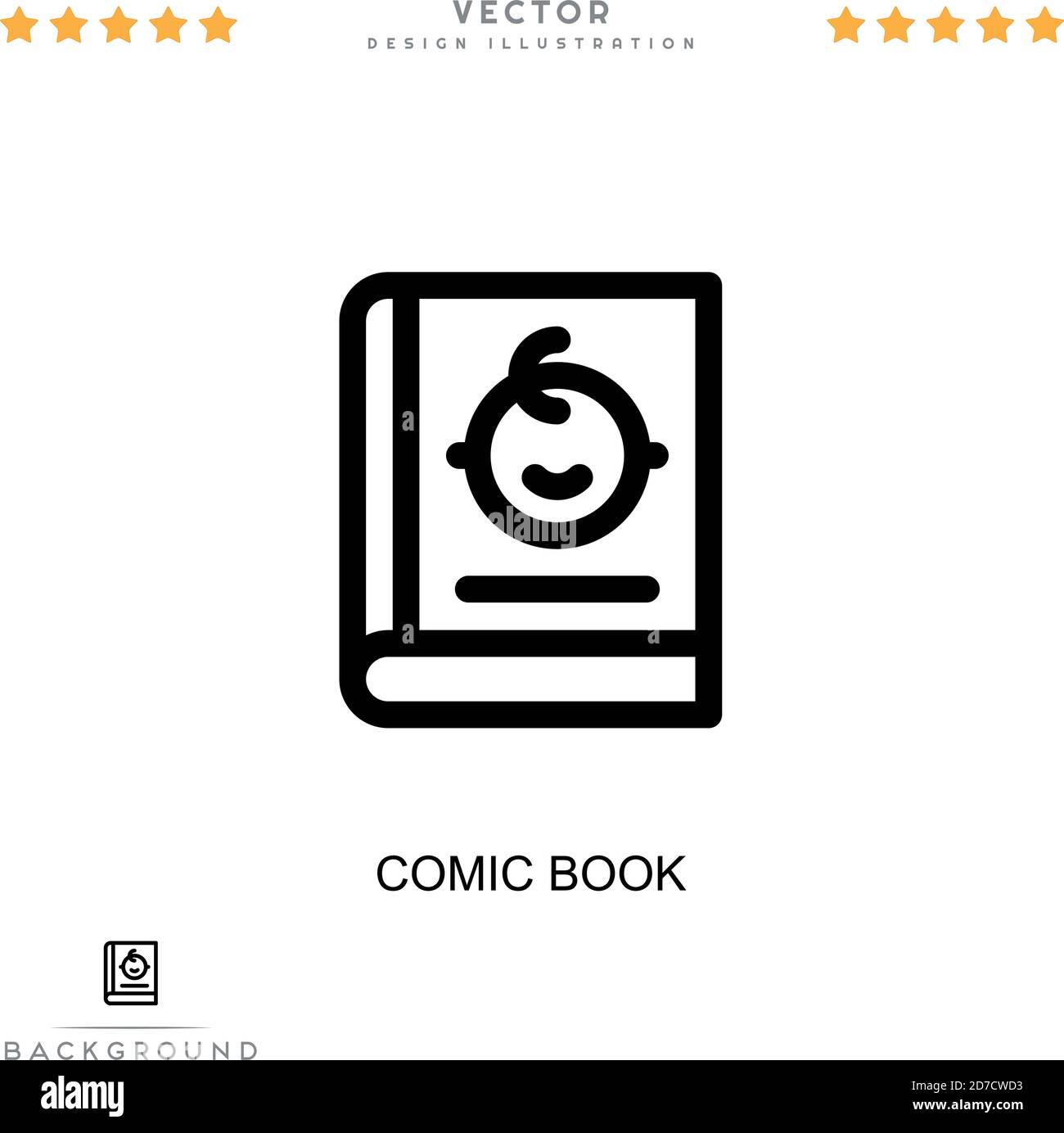 Comic book icon. Simple element from digital disruption collection ...
