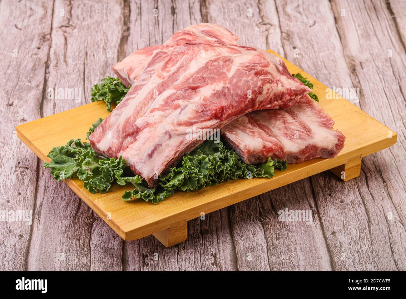 Raw pork ribs for tasty cooking Stock Photo - Alamy