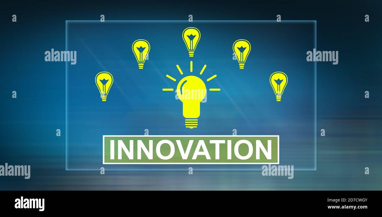 Illustration of an innovation concept Stock Photo - Alamy