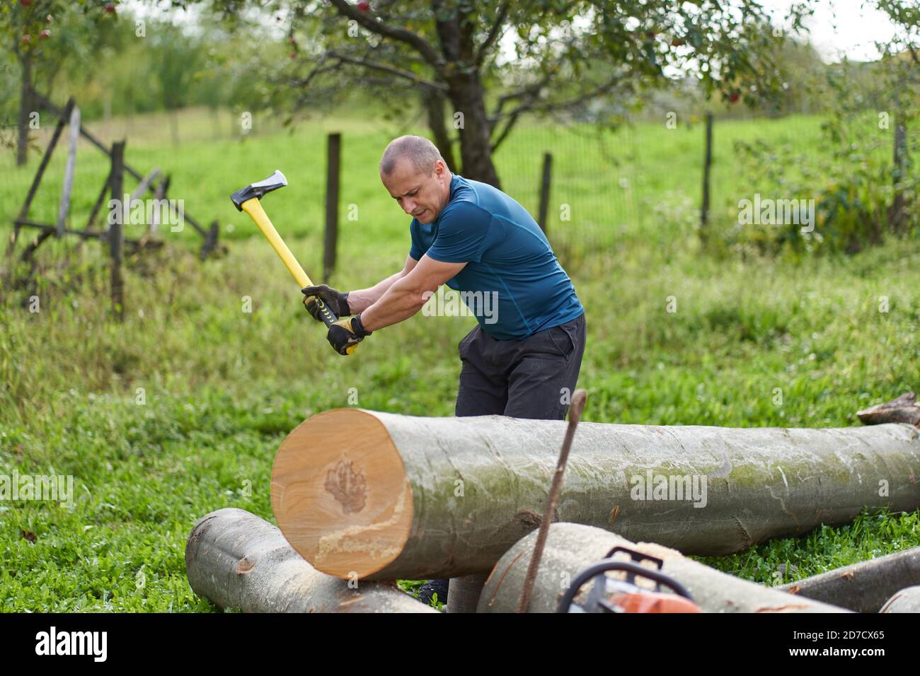 Log prop hi-res stock photography and images - Alamy