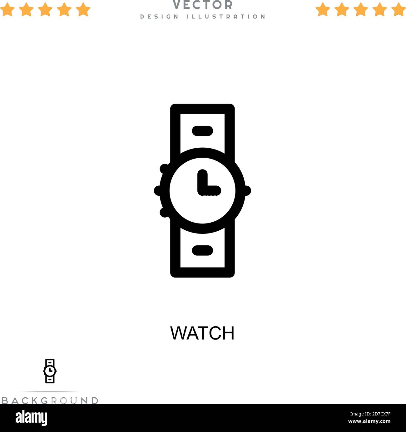 Watch icon. Simple element from digital disruption collection. Line ...