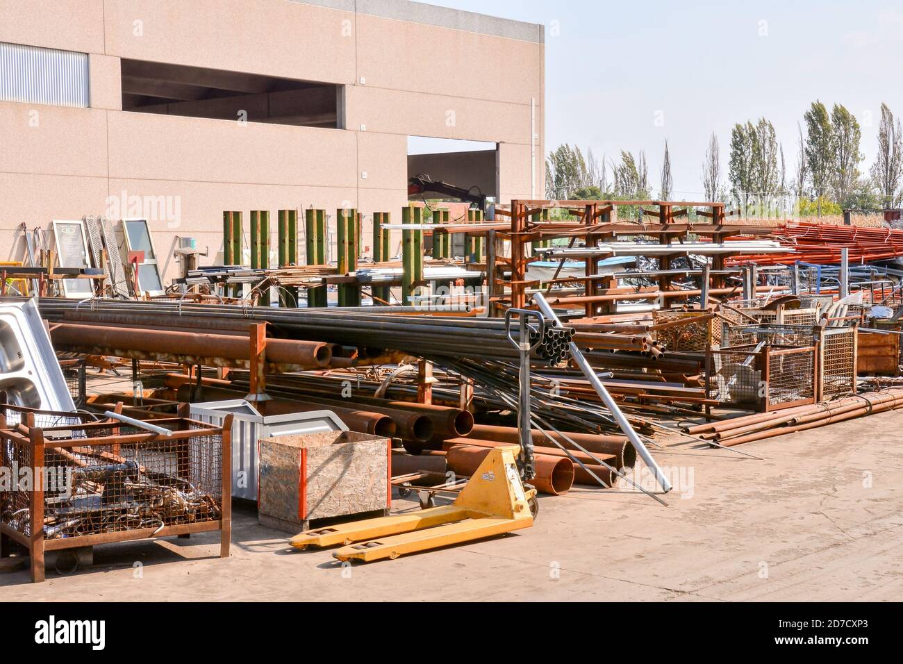 Metal Ready for Recycling Stock Photo - Alamy