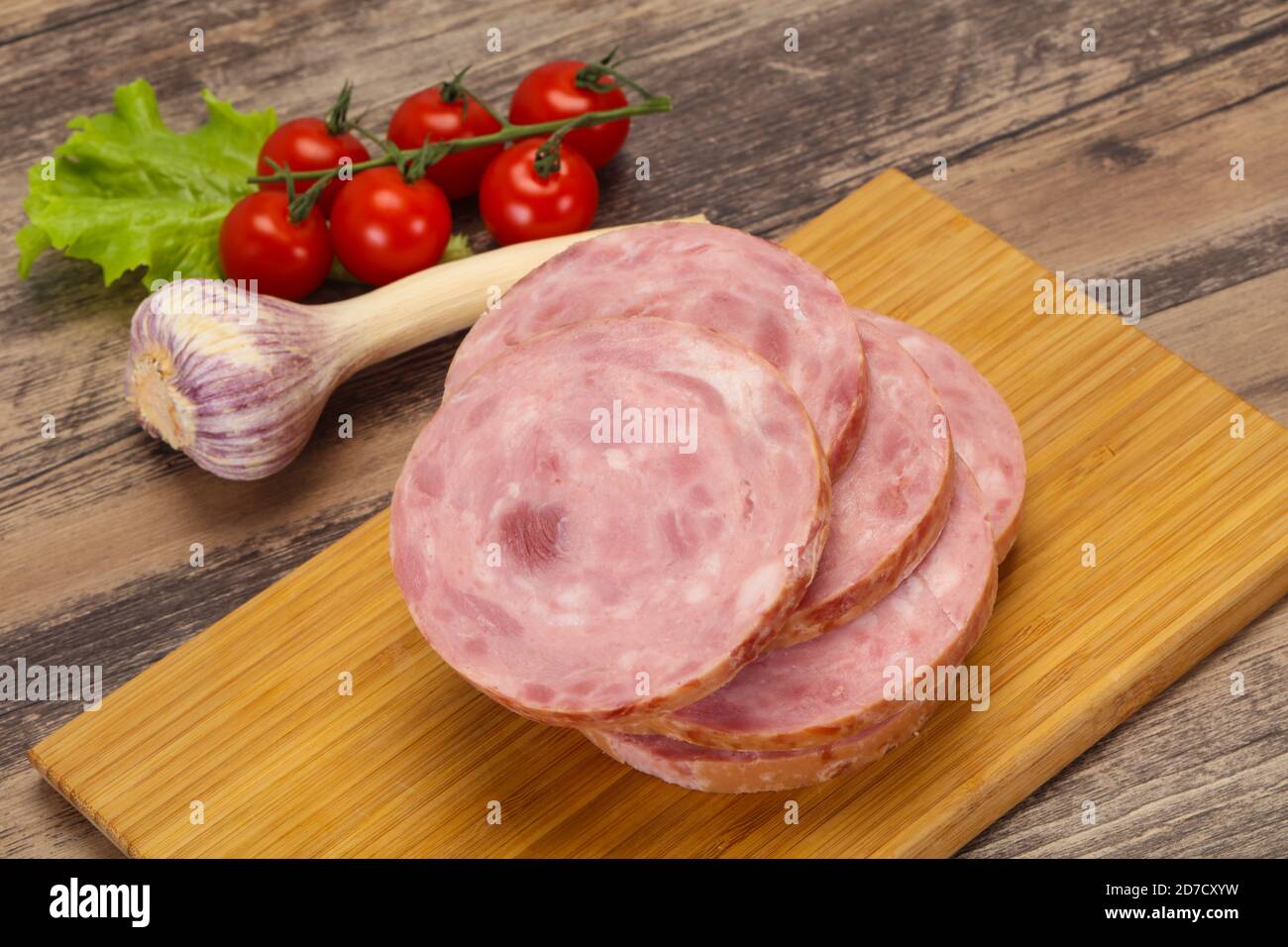 Natural ham made from pork meat Stock Photo - Alamy