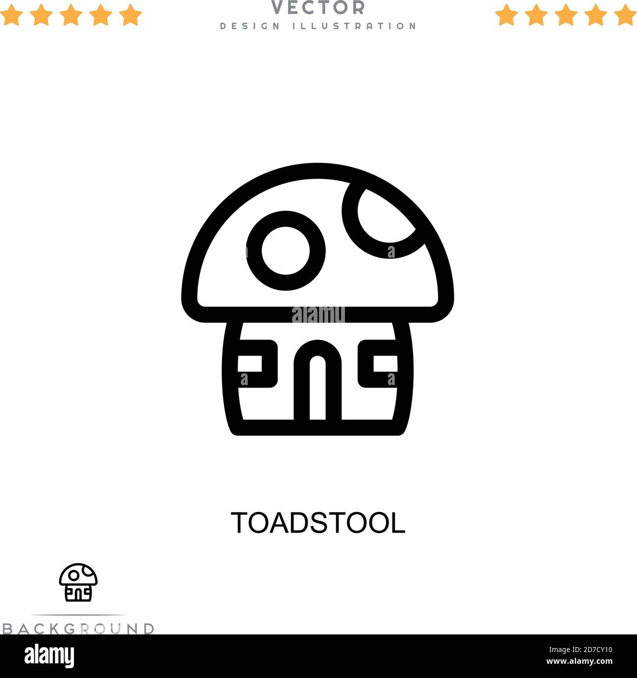 Agaric toadstools Stock Vector Images - Alamy