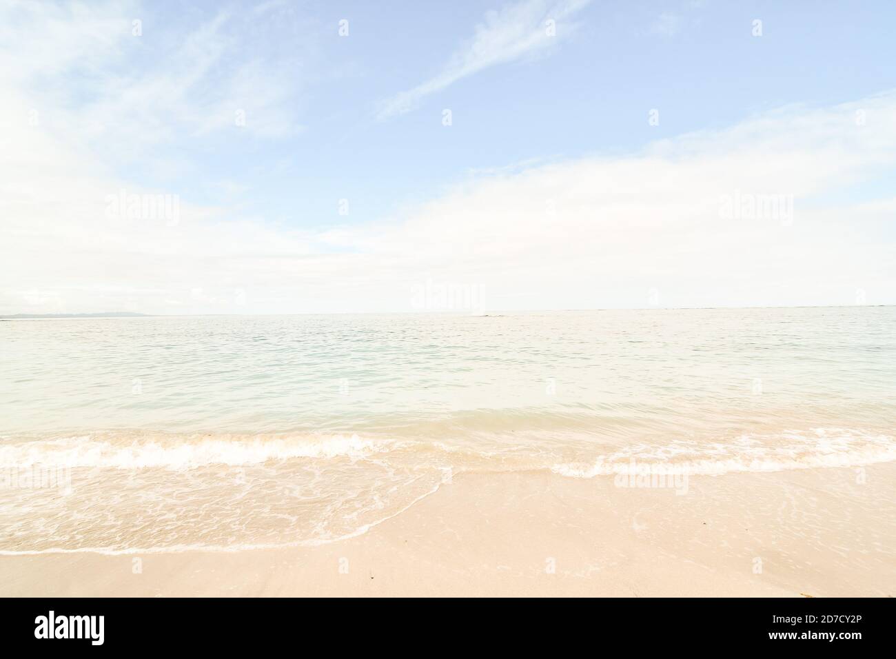 tropical beach and sea, in costa rica central america Stock Photo - Alamy