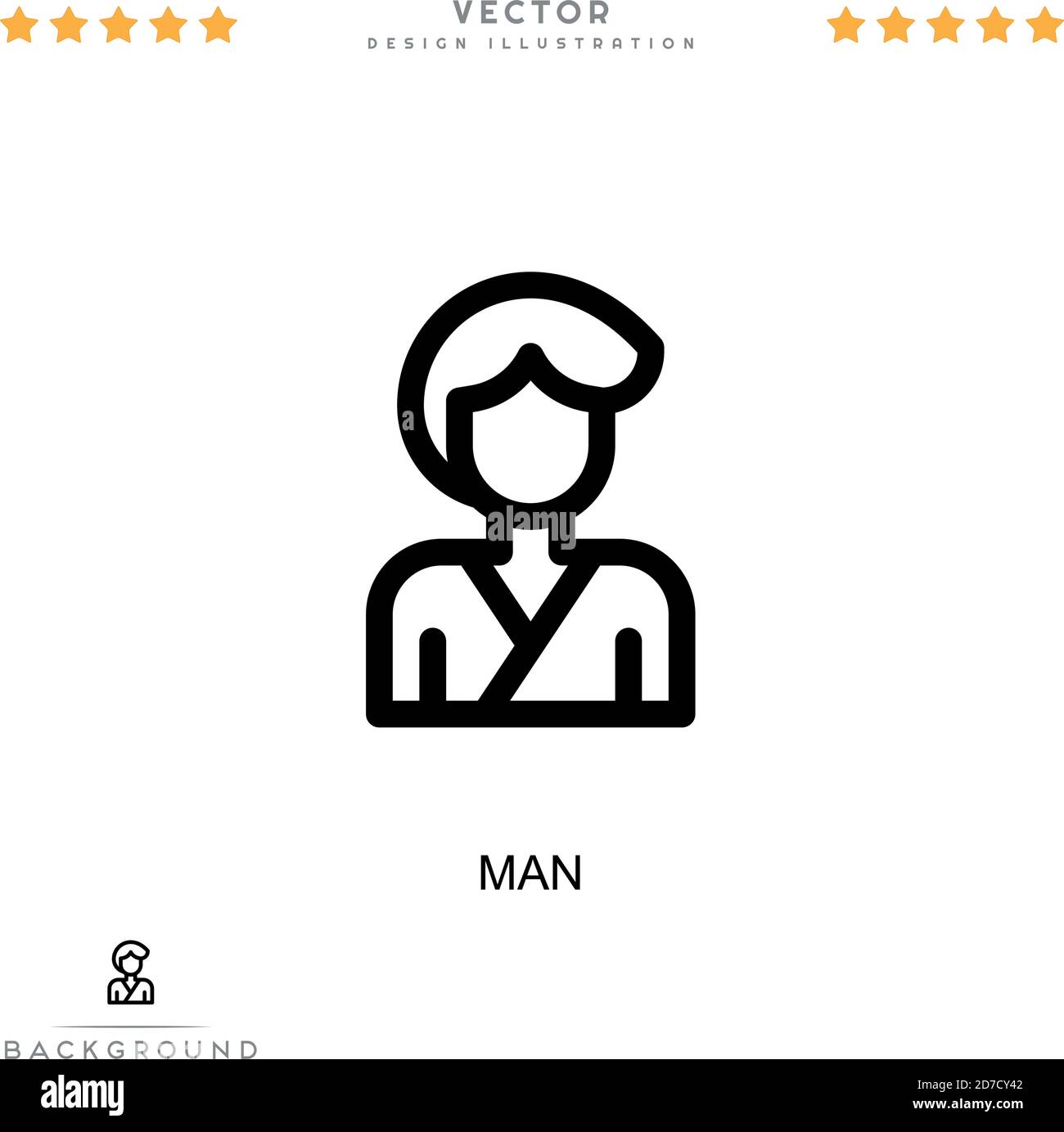 Man icon. Simple element from digital disruption collection. Line Man ...