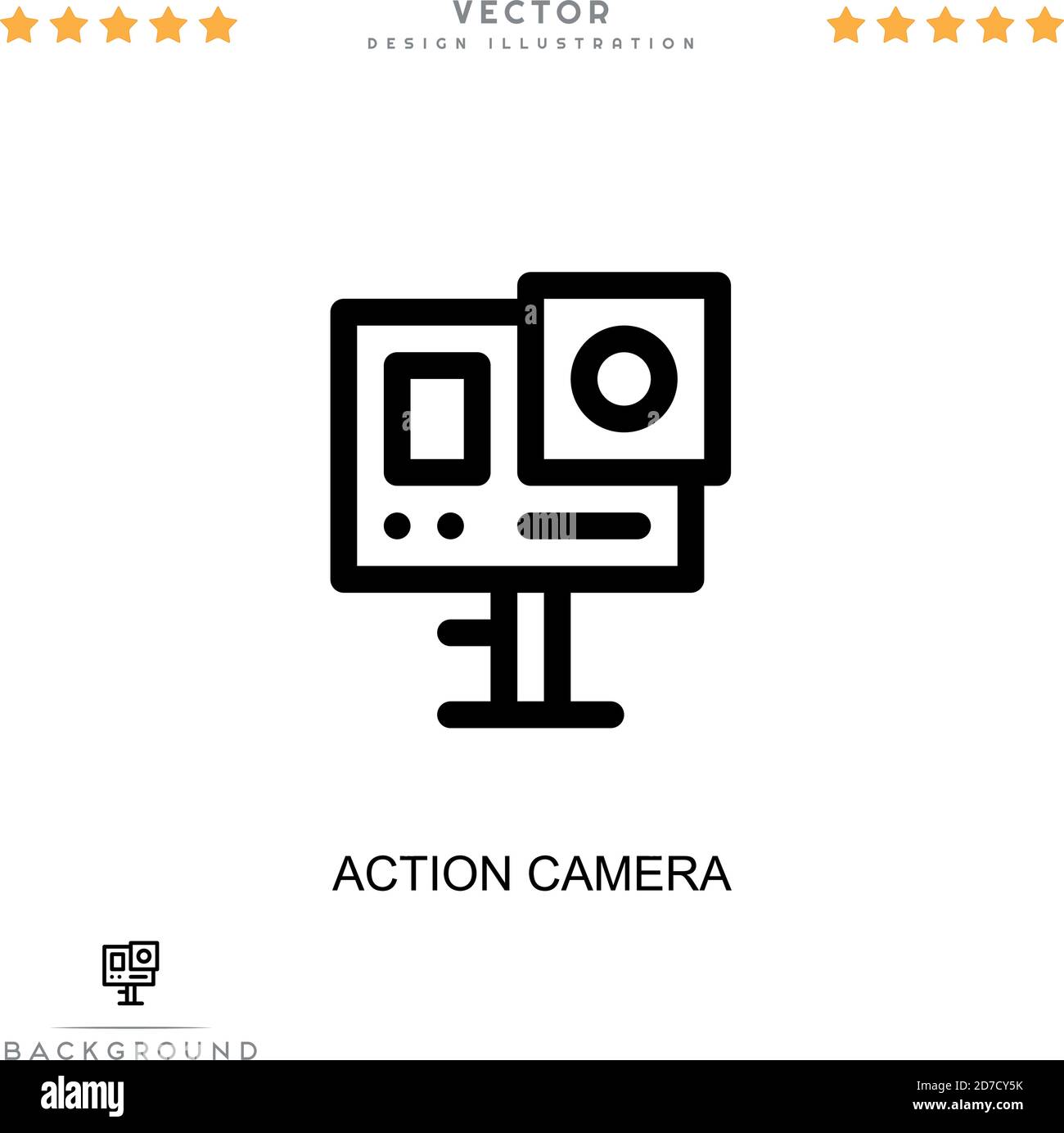Action camera icon. Simple element from digital disruption collection ...