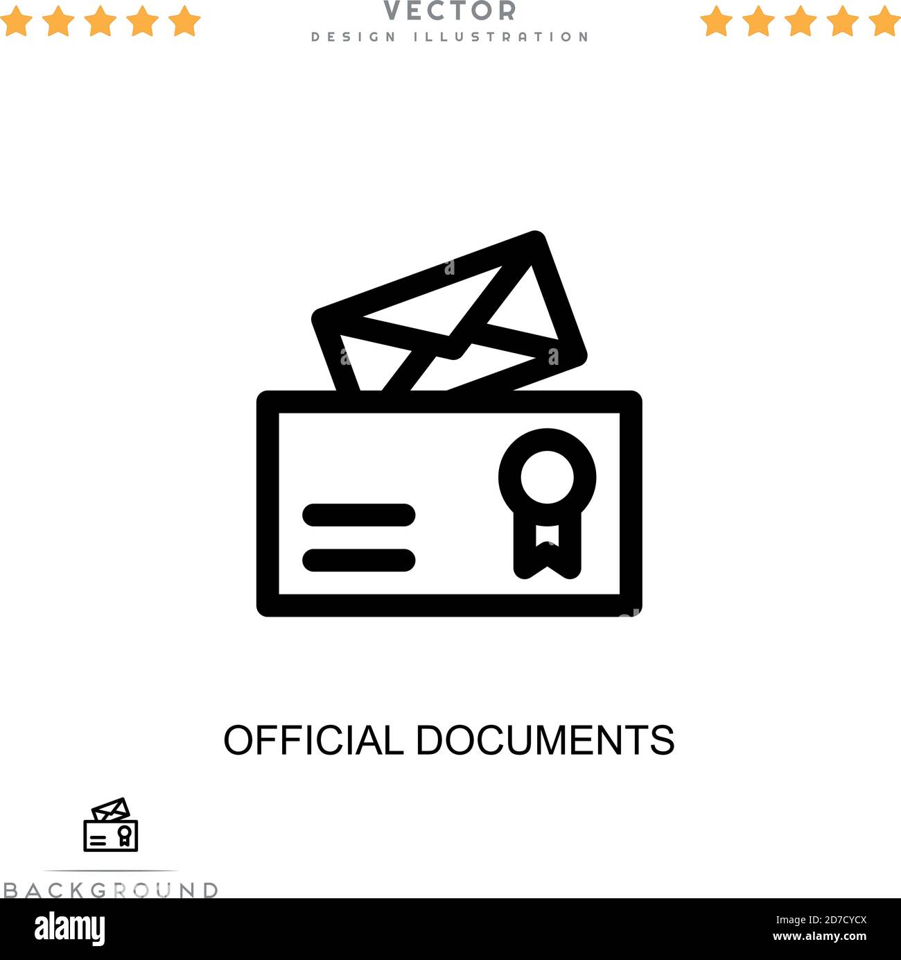 Official documents icon. Simple element from digital disruption ...