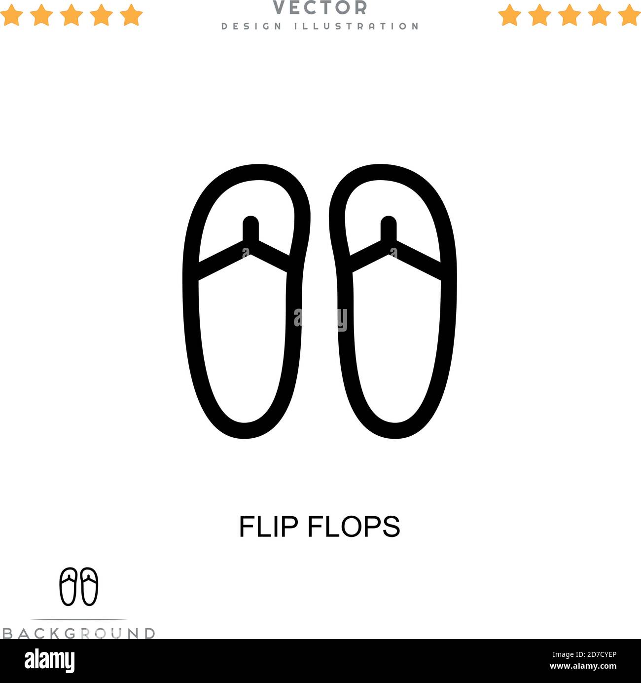 Flip flops icon. Simple element from digital disruption collection ...