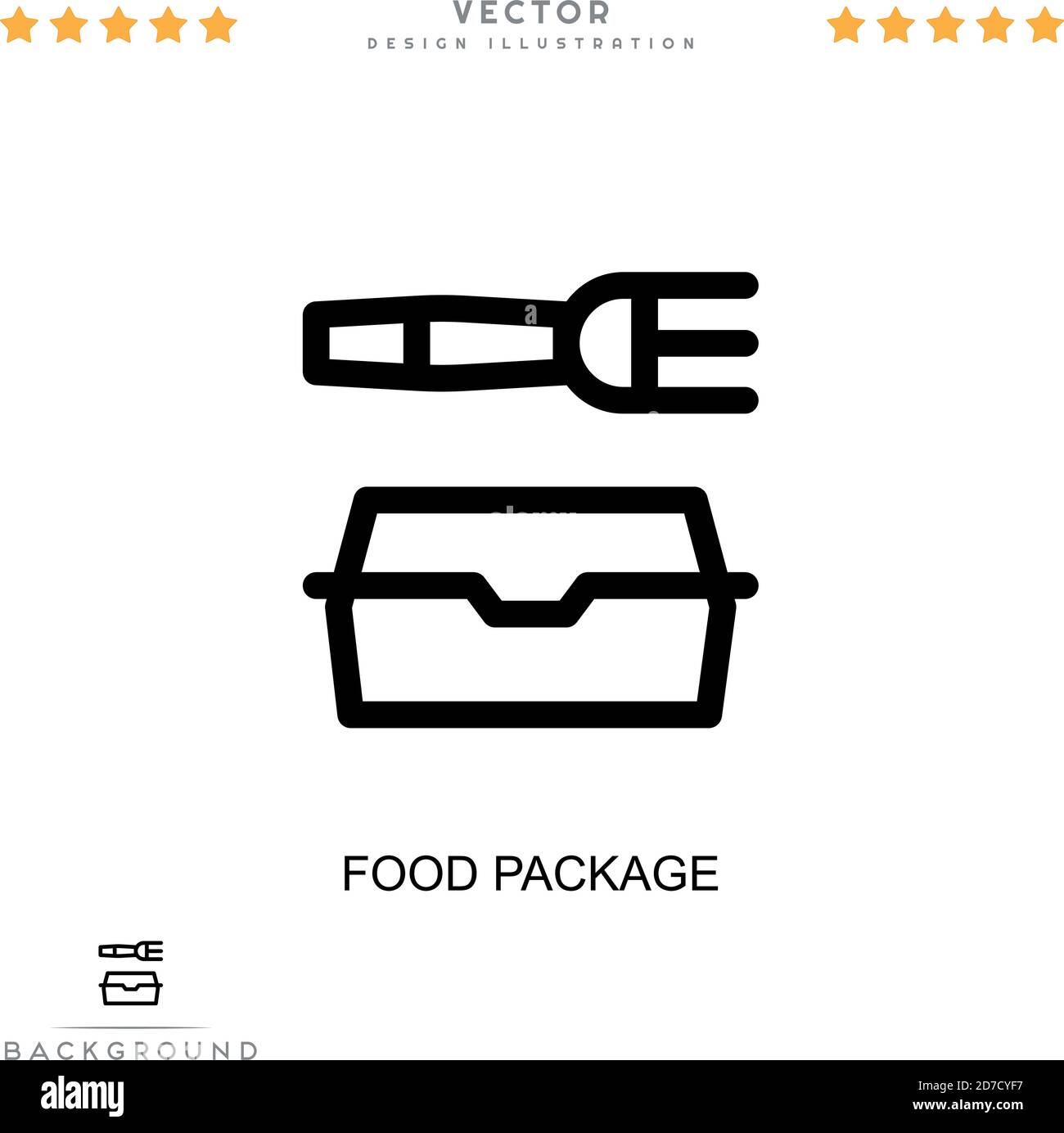 Food package icon. Simple element from digital disruption collection ...