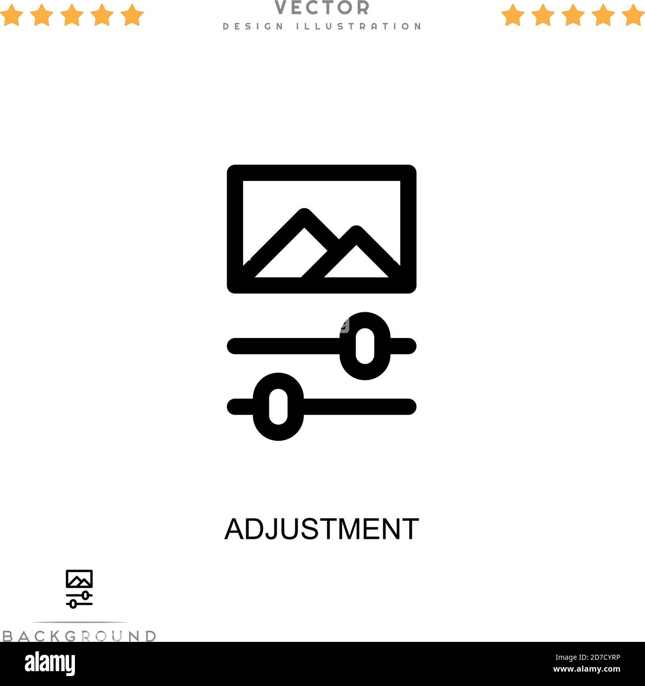Adjustment icon. Simple element from digital disruption collection ...